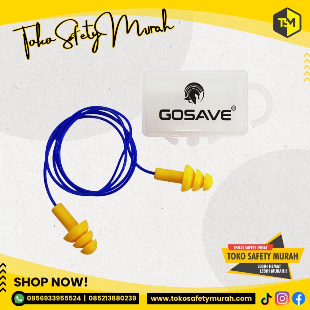 Jual Earplug Safety Soft Silicone Merk Gosave Kualitas Terbaik 2022