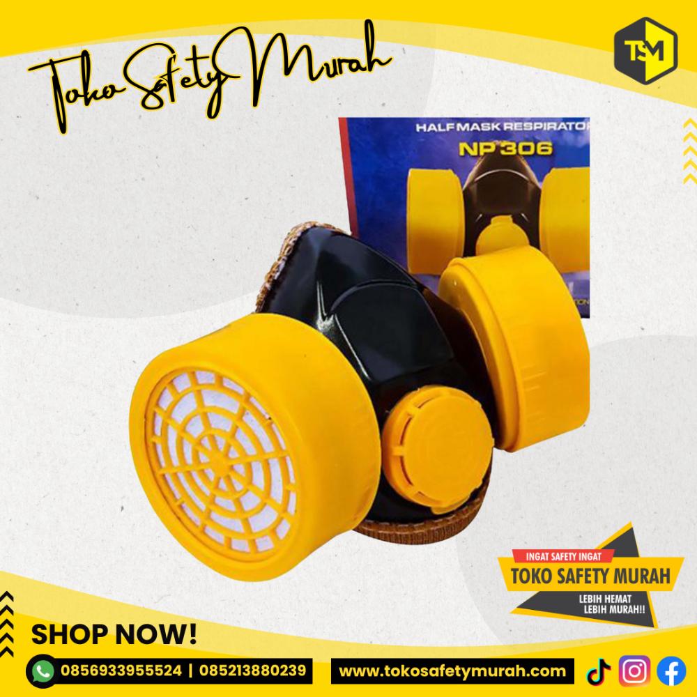 Jual Masker Safety NP 306 Tabung Ganda / Free Filter Catridge