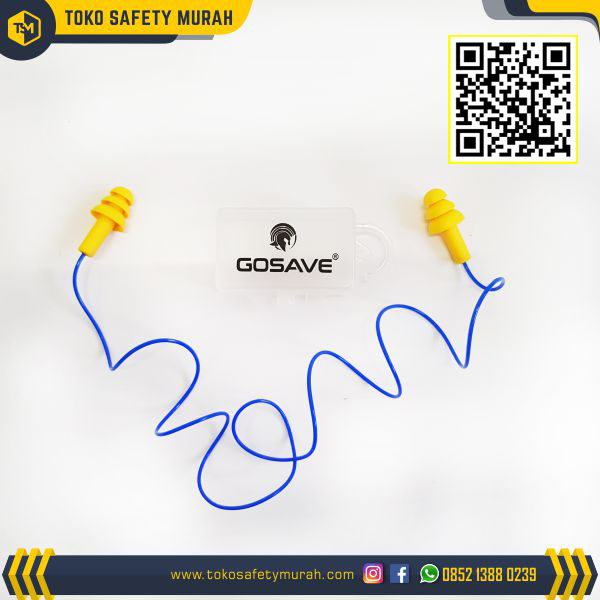 Jual Earplug Safety Soft Silicone Merk Gosave Kualitas Terbaik 2022
