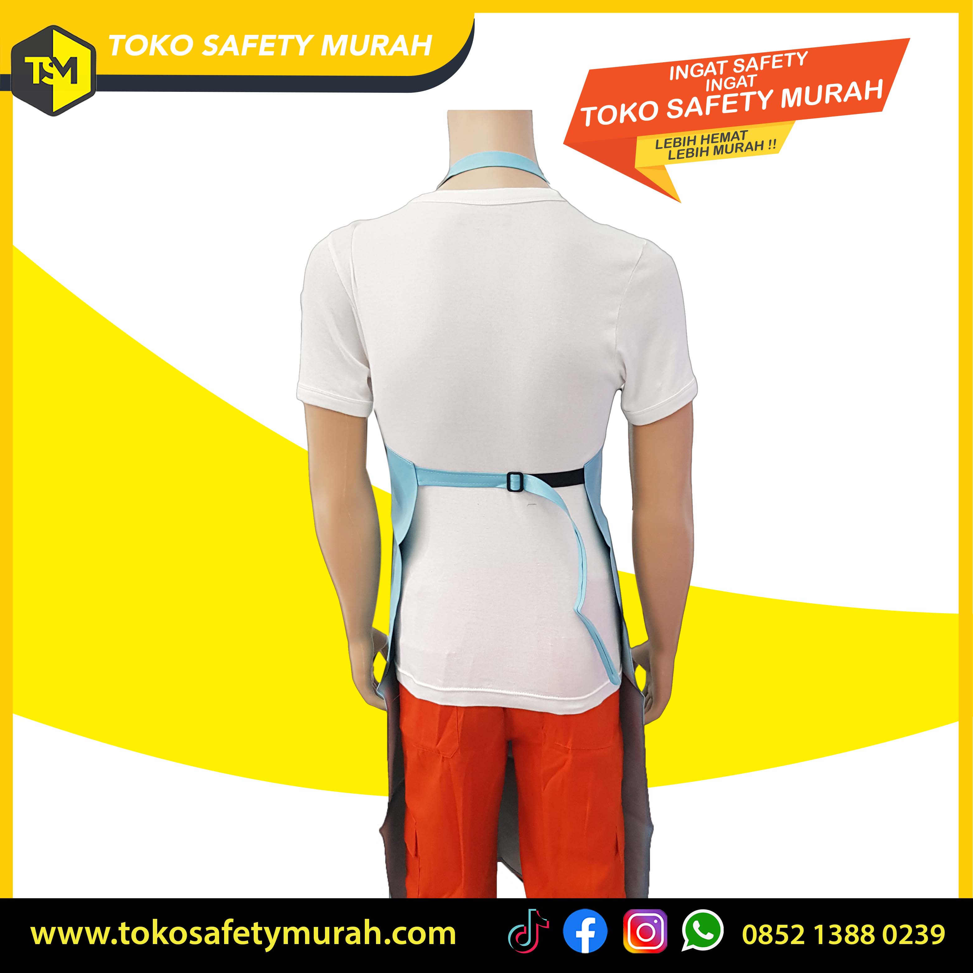 Apron PVC Celemek Anti Air Panjang 110 cm #Jual Alat Pelindung Diri APD ...