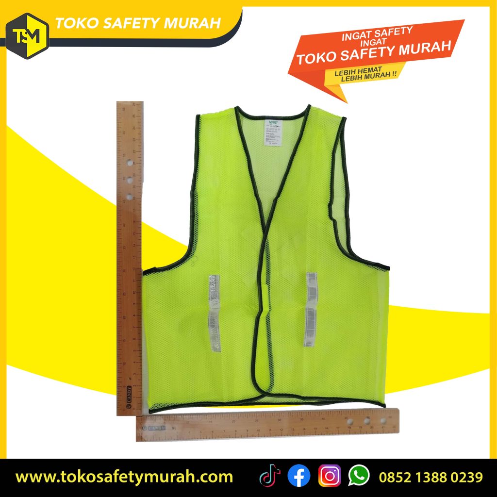 Rompi Jaring Proyek / Safety Vest Jala X Hijau - Toko Safety Murah