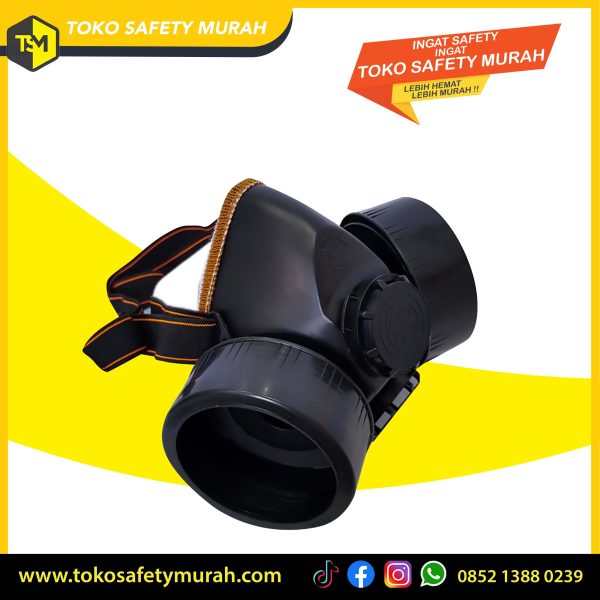 Masker Obat Double Filter NP 306 Safety Mask Chemical Respirator NP306 ...