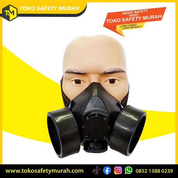 Masker Obat Double Filter NP 306 Safety Mask Chemical Respirator NP306 ...