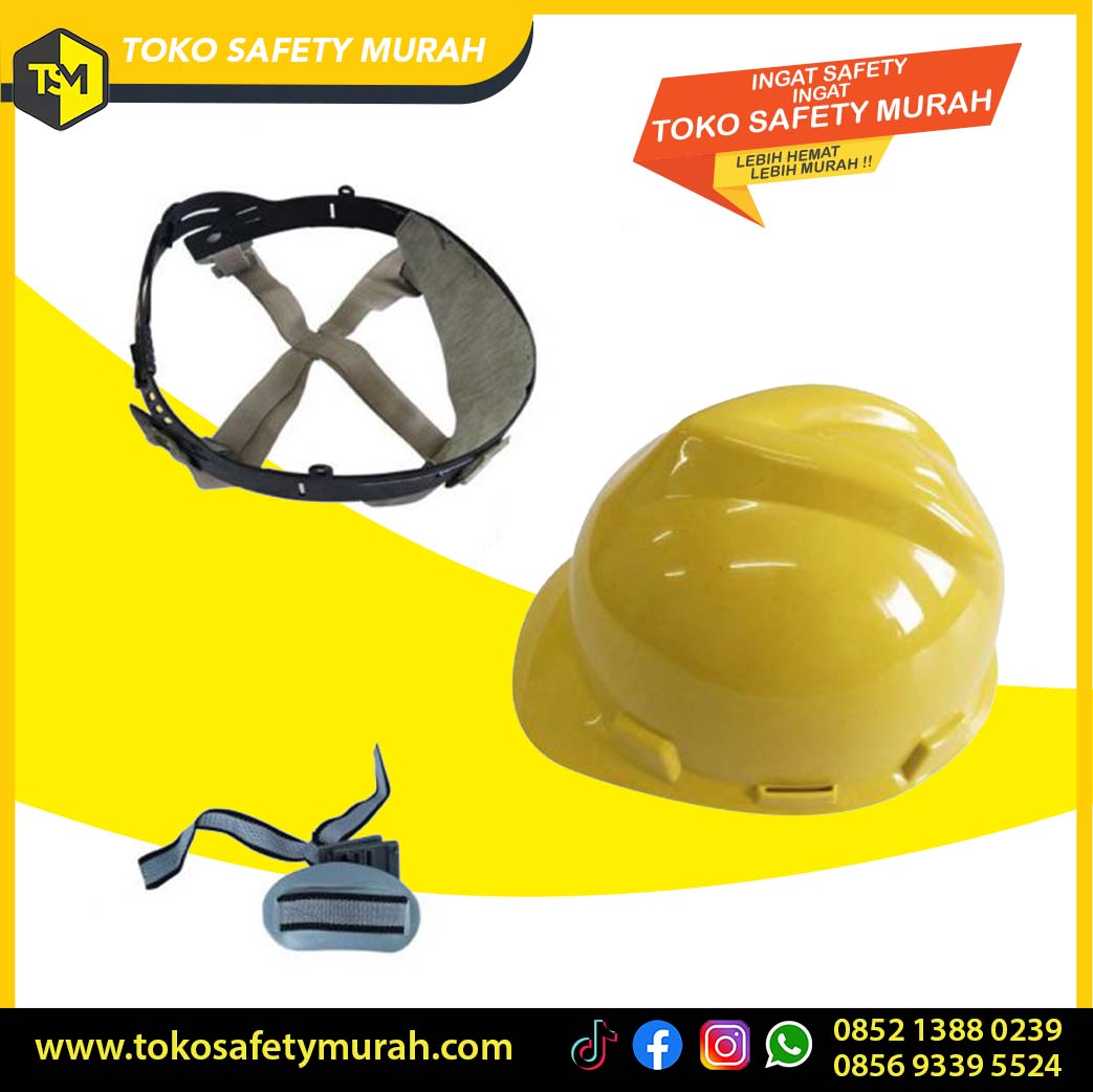 Helm Subkontraktor Pekerja Umum Proyek Safety Murah A3 Kuning Inner # ...