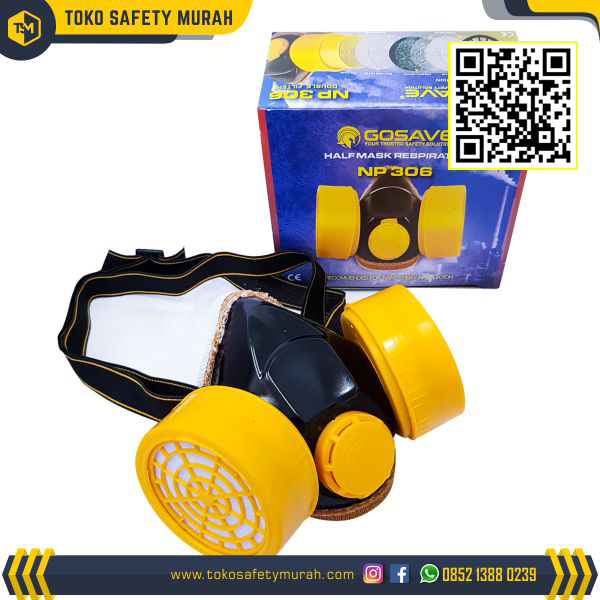 Jual Masker Safety NP 306 Tabung Ganda / Free Filter Catridge