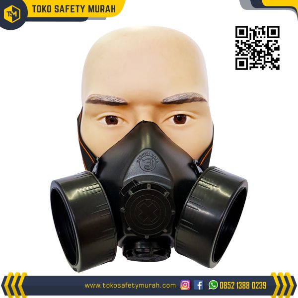 Masker Obat Double Filter NP 306 Safety Mask Chemical Respirator NP306 ...