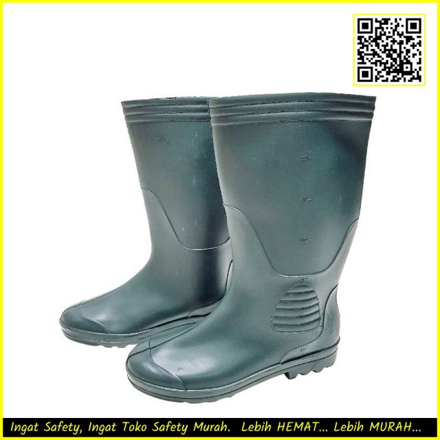 Safety Boot Legion PVC Yellow Sepatu Boot Safety Kuning Besi Steel Toe ...