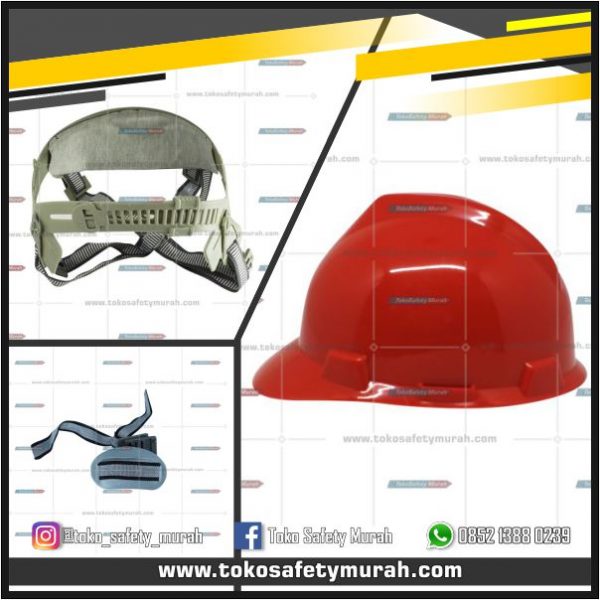 Helm Proyek AAA Inner Biasa Warna Merah ( ISO 9001 ) - Toko Safety Murah