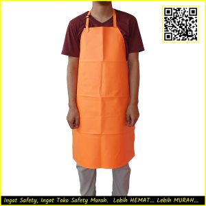 Apron PVC Celemek 2 Sisi Pelindung Badan Penutup Dada Depan Belakang ...