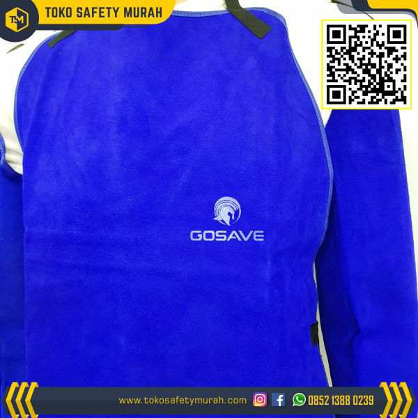 Baju Las Kulit Asli Gosave / Apron Dada / Apron Baju + Lengan Apron ...