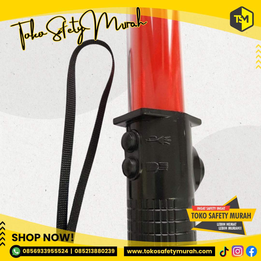 Lalin Stik Lampu Juru Parkir Stick Polisi Berbunyi #Jual Alat Pelindung ...