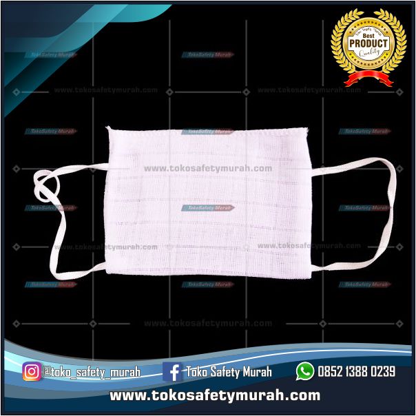 Masker Hijab Debu Surgical Mask Dokter Mulut, Headloop Tali Karet #Jual ...