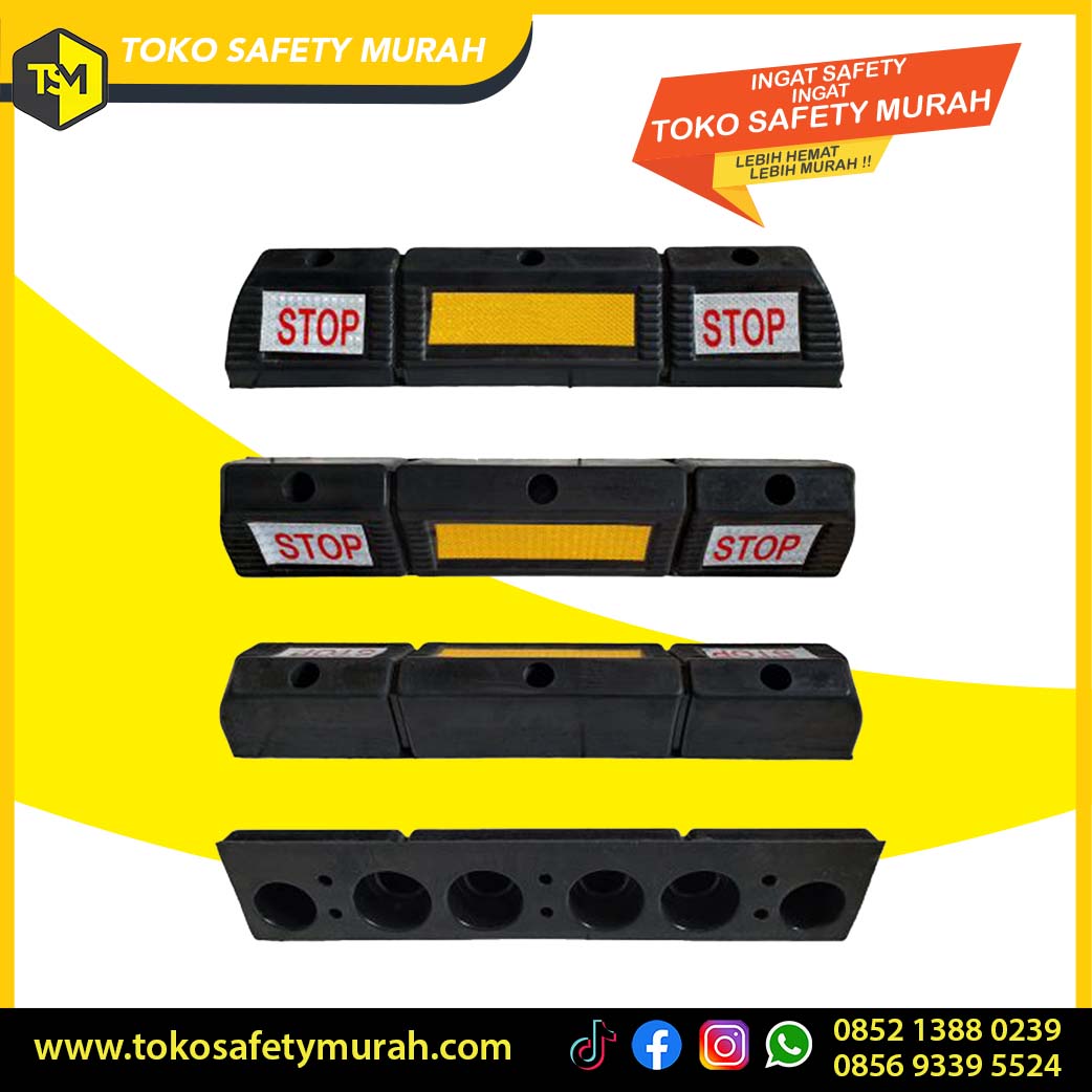 Wheel Stopper Rubber STOP / Karet Pengganjal Ban Mobil / Ganjal Roda ...