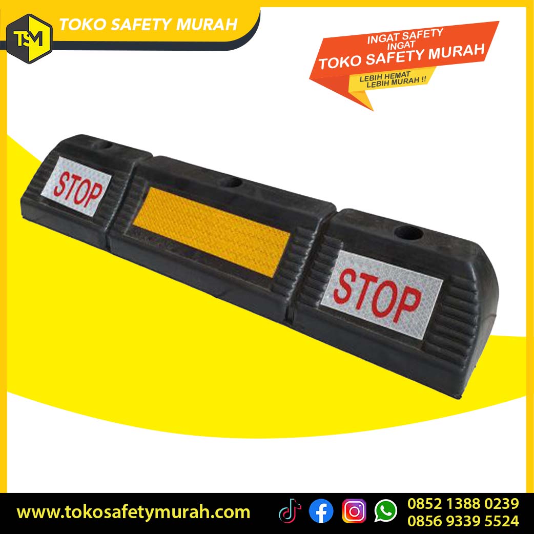 Wheel Stopper Rubber STOP / Karet Pengganjal Ban Mobil / Ganjal Roda ...