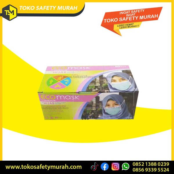 Masker Hijab Debu Surgical Mask Dokter Mulut, Headloop Tali Karet #Jual ...