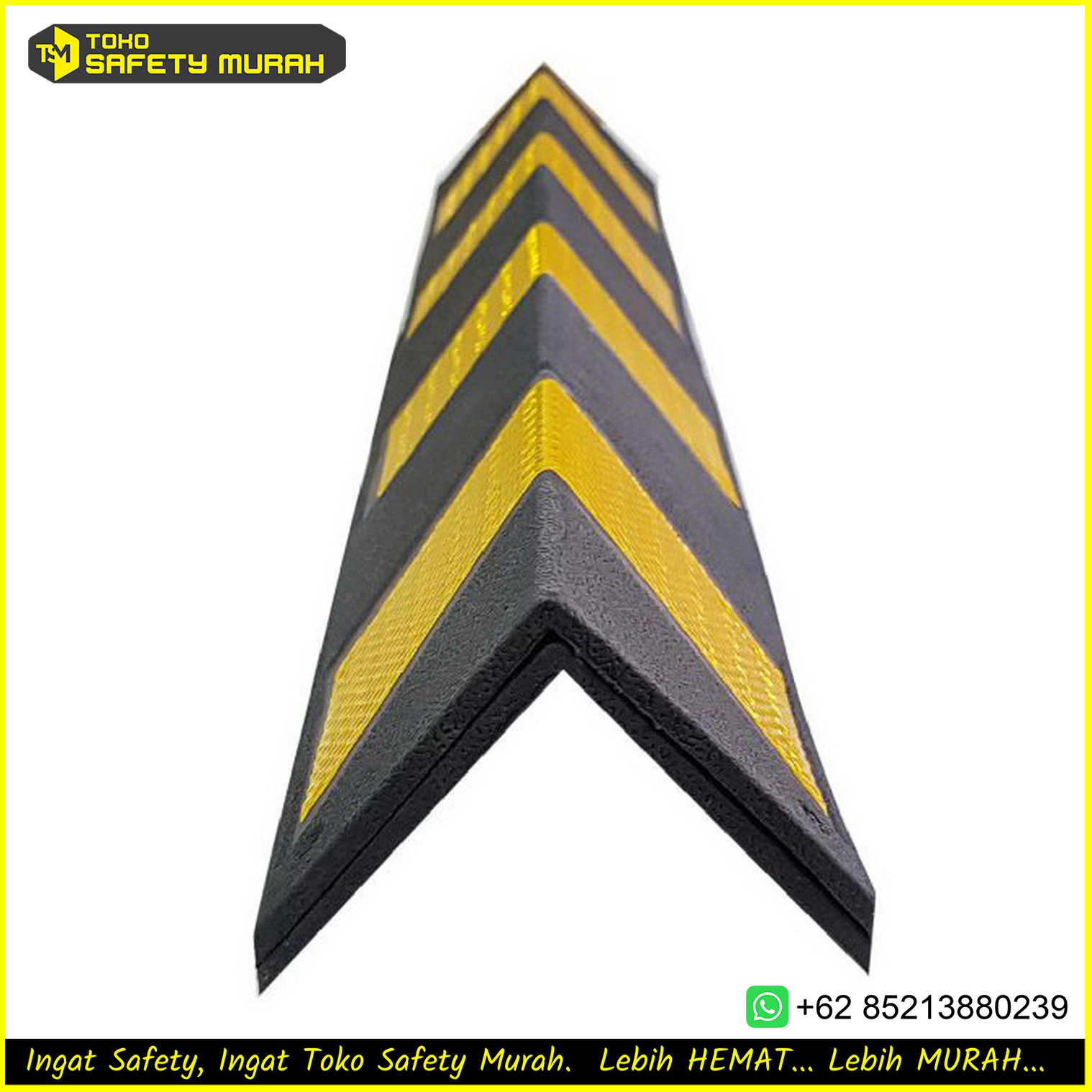 Rubber Corner Guard Panjang 80 cm / Karet Pelindung Sudut Tembok ...