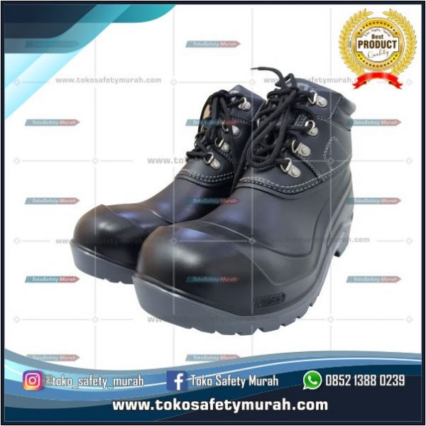 Safety Shoes AP Max AP Boot Sepatu Kerja Hitam Ujung Besi Steel Toe ...