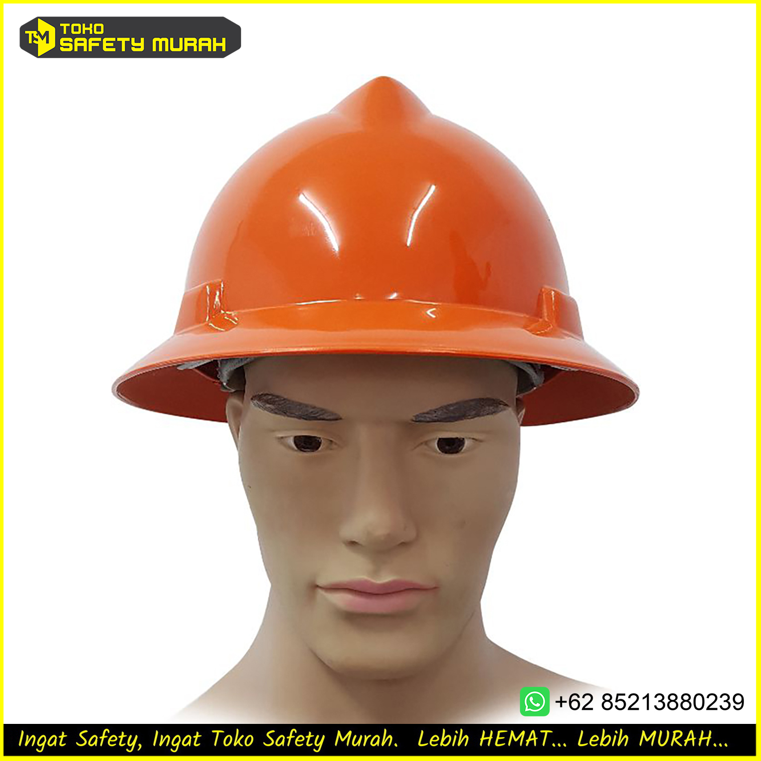 Helm Safety Proyek Full Brim MSA Lokal + Sarang Putar Fastrack Helmet ...