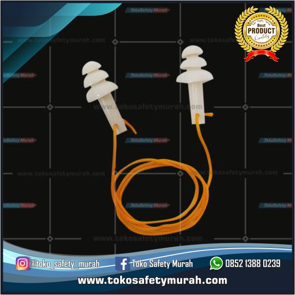 Earplug Murah / Ear Plug Sumbat Kuping Ultrafit Putih Penutup Telinga # ...