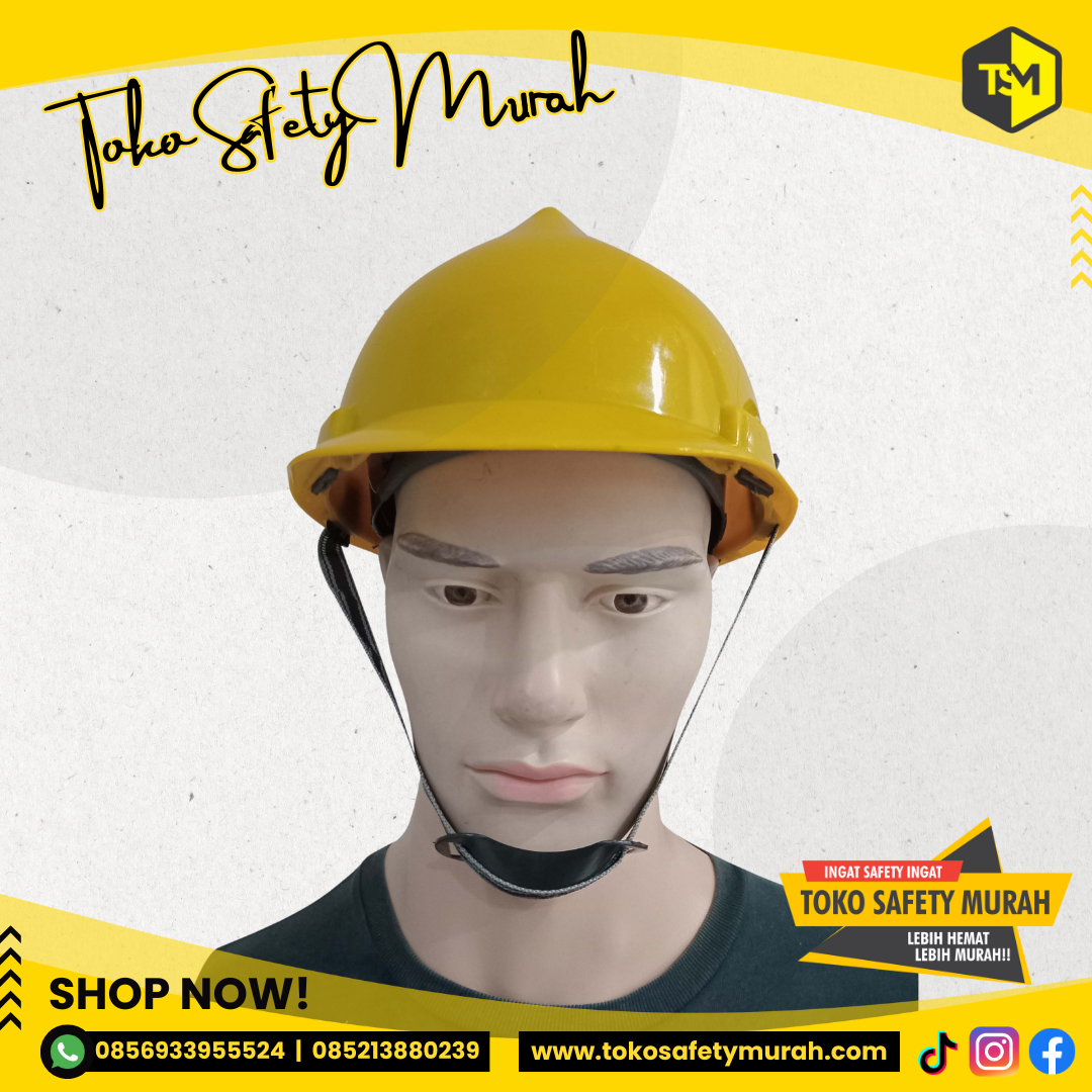Helm TS Kuning Helm Safety Proyek / Alat Pelindung Kepala Inner Biasa # ...