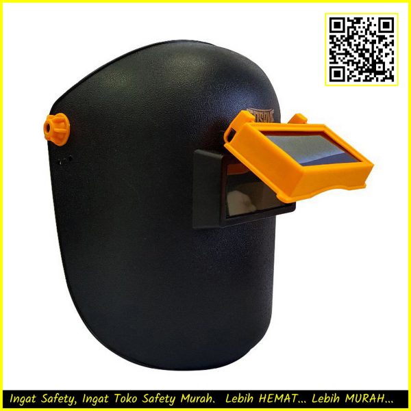 1 SET Helm Kedok Las + Fastrack Putar Merk GOSAVE / Face Shield Welding ...