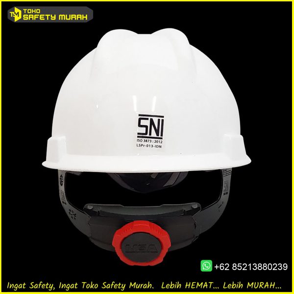 Helm Safety SNI MSA Lokal Putih+ Fastrack Helm Proyek Pelindung Kepala ...