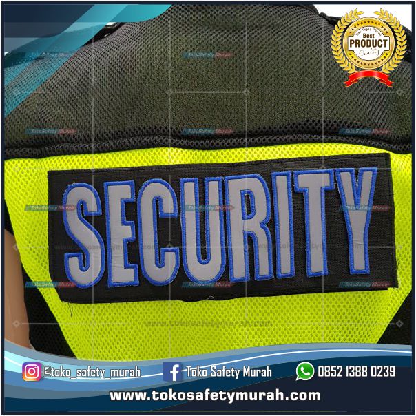 Rompi Security Mesh Model Baru / Rompi Satpam Mesh Terbaru Kualitas ...