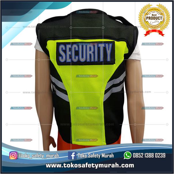 Rompi Security Mesh Model Baru / Rompi Satpam Mesh Terbaru Kualitas ...