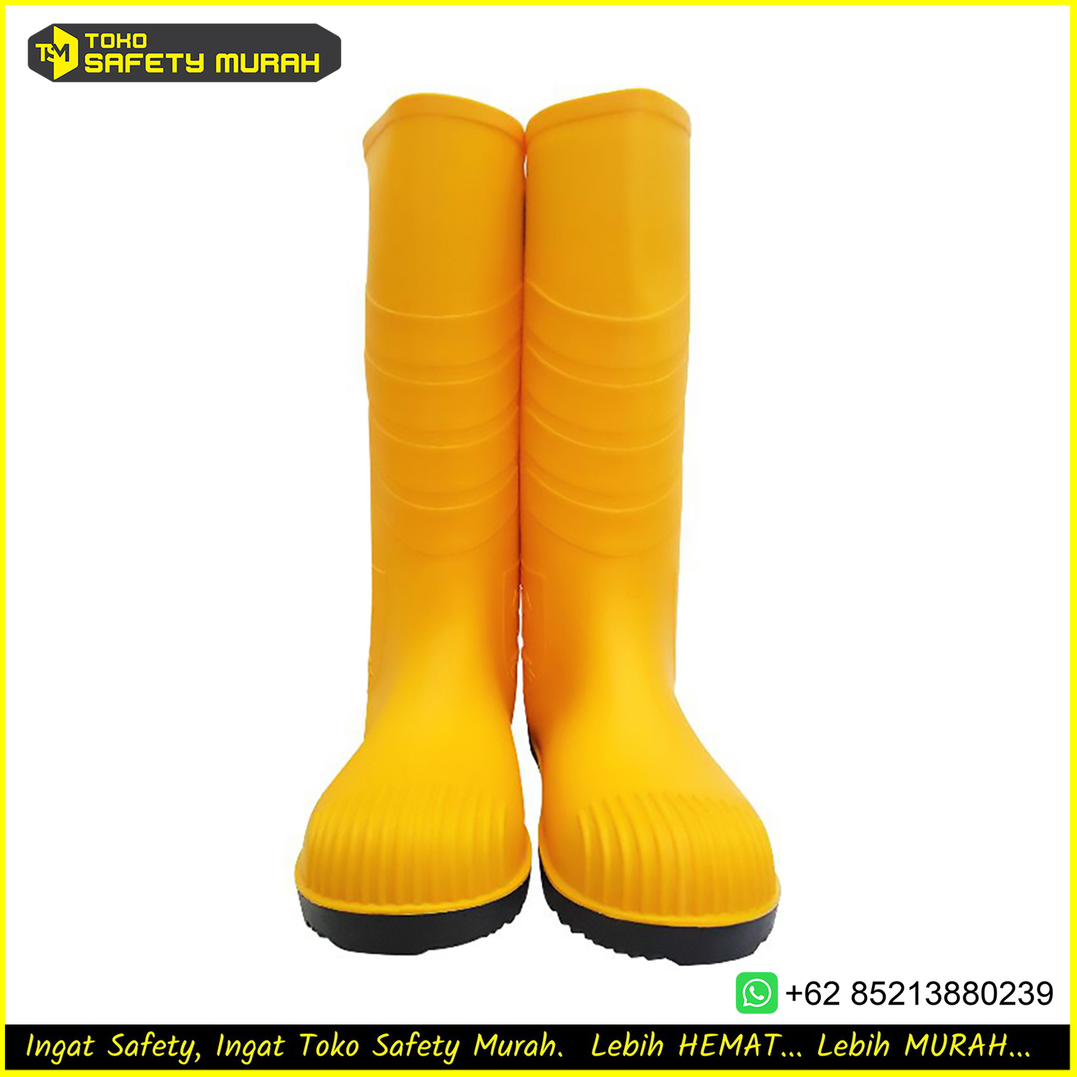 39-43 Sepatu Boot SNI Safety Boots STRENGTH by PETROVA Ujung Besi ...