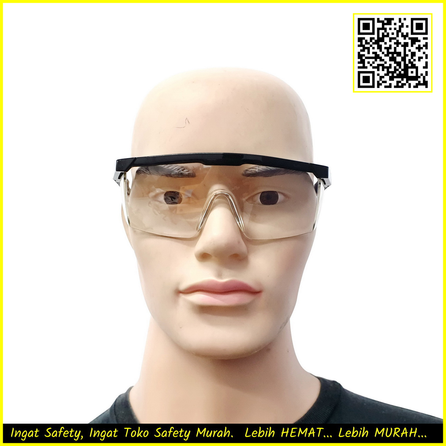 Kacamata Lensa Anti UV Goggles Safety Glasses / Anti Fog Droplets Virus ...