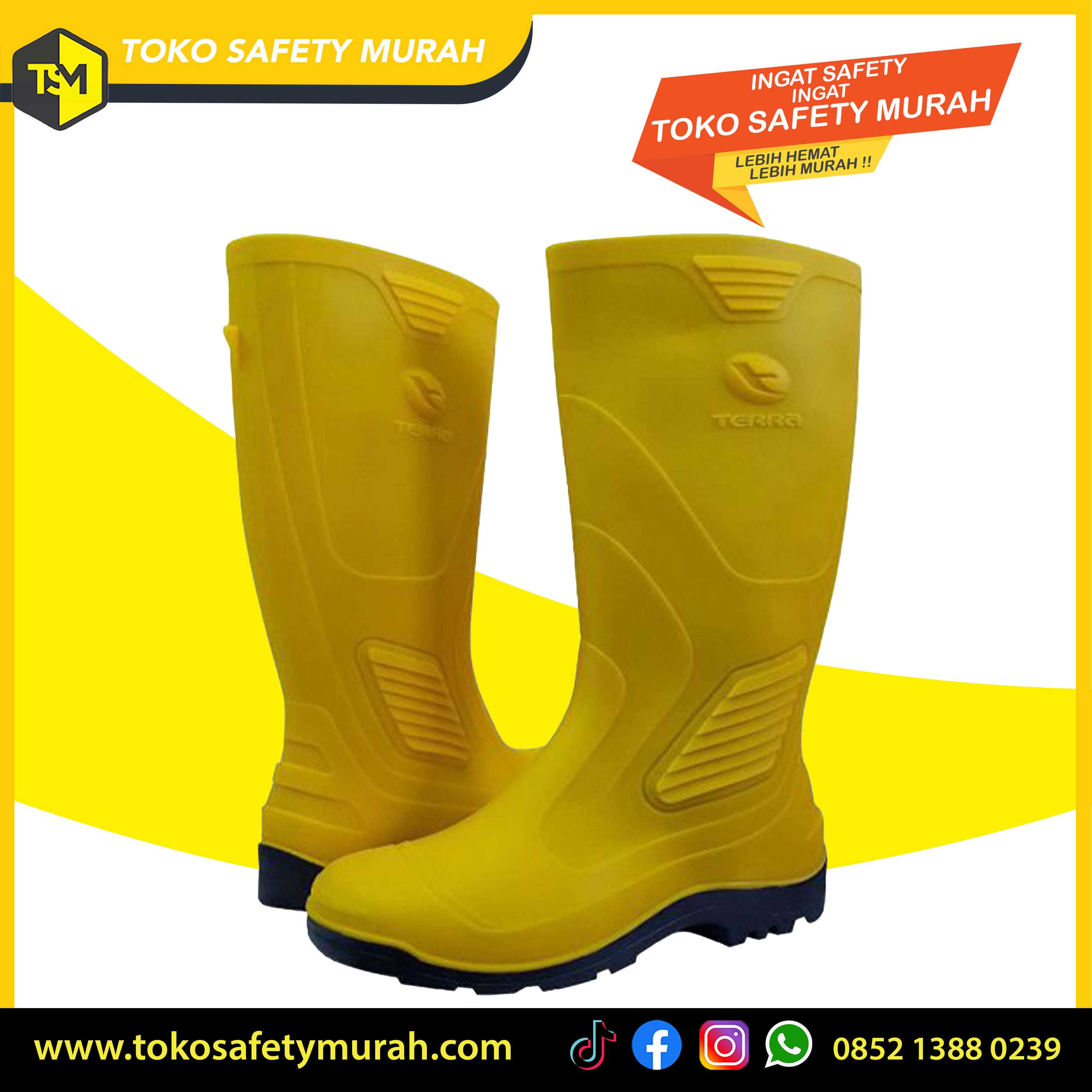 Sepatu AP Boot Terra Eco 3 ORIGINAL APD Medis - Toko Safety Murah
