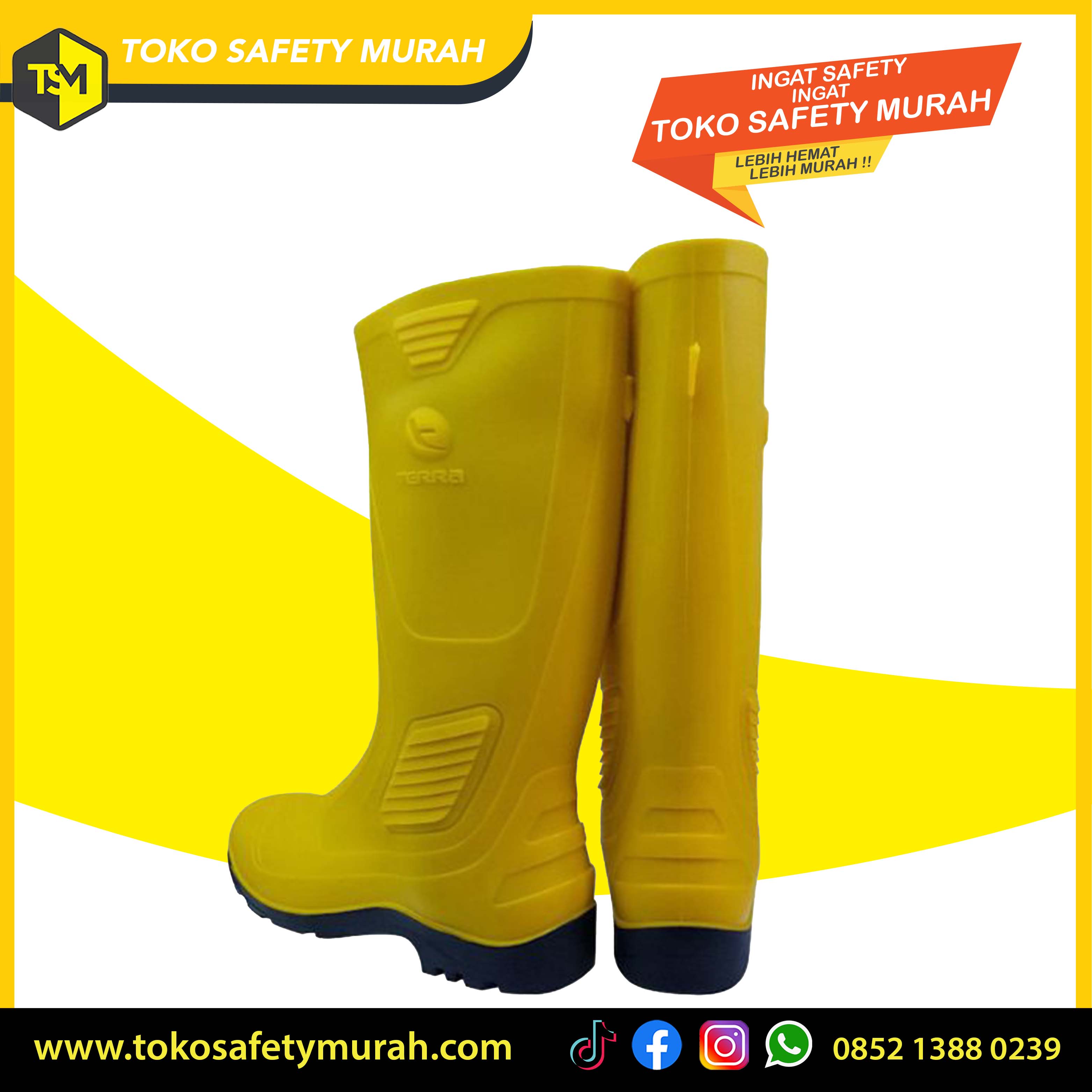 Sepatu AP Boot Terra Eco 3 ORIGINAL APD Medis - Toko Safety Murah