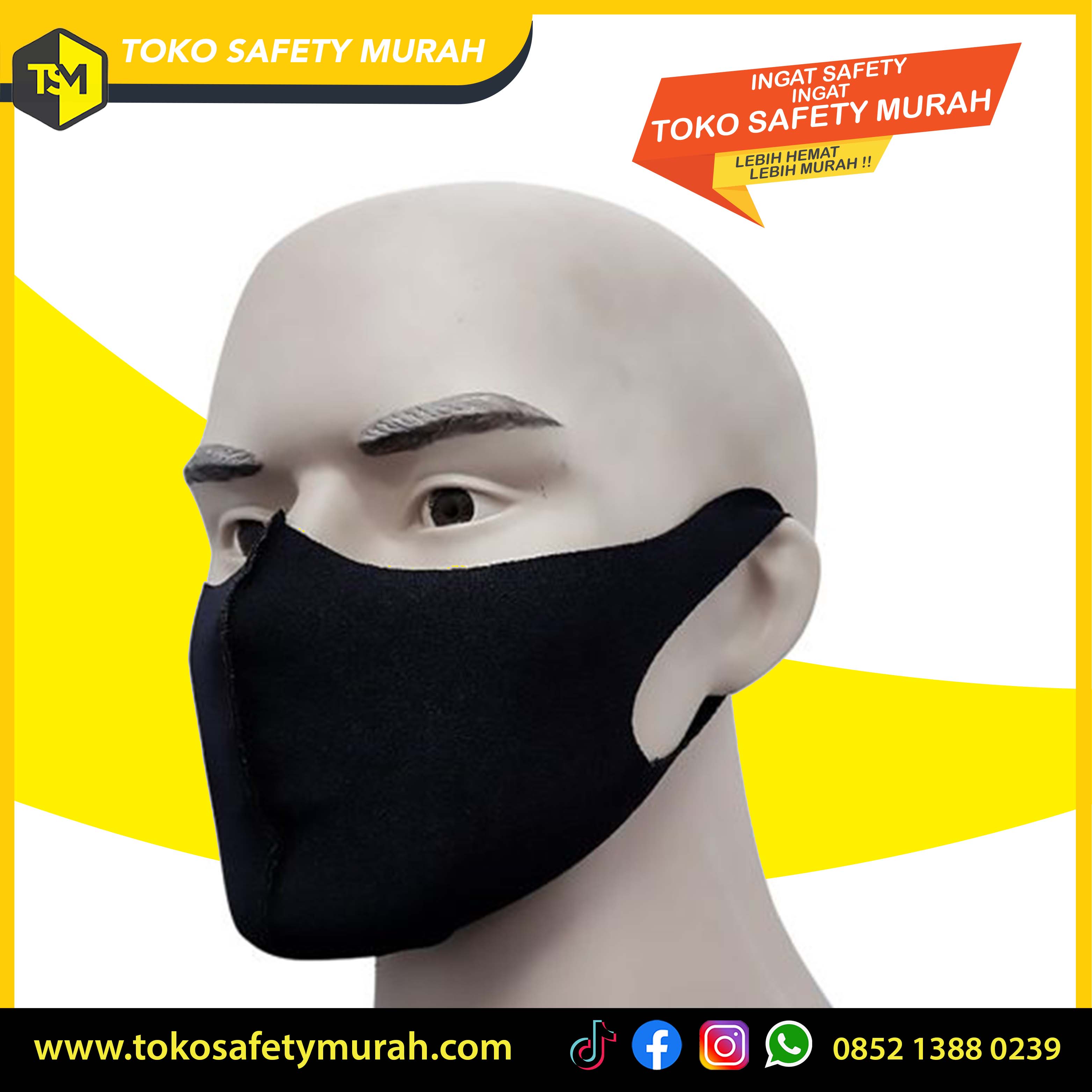 Masker Scuba Kekinian Bahan Bisa Di Cuci Ulang Gampang di Pakai #Jual ...