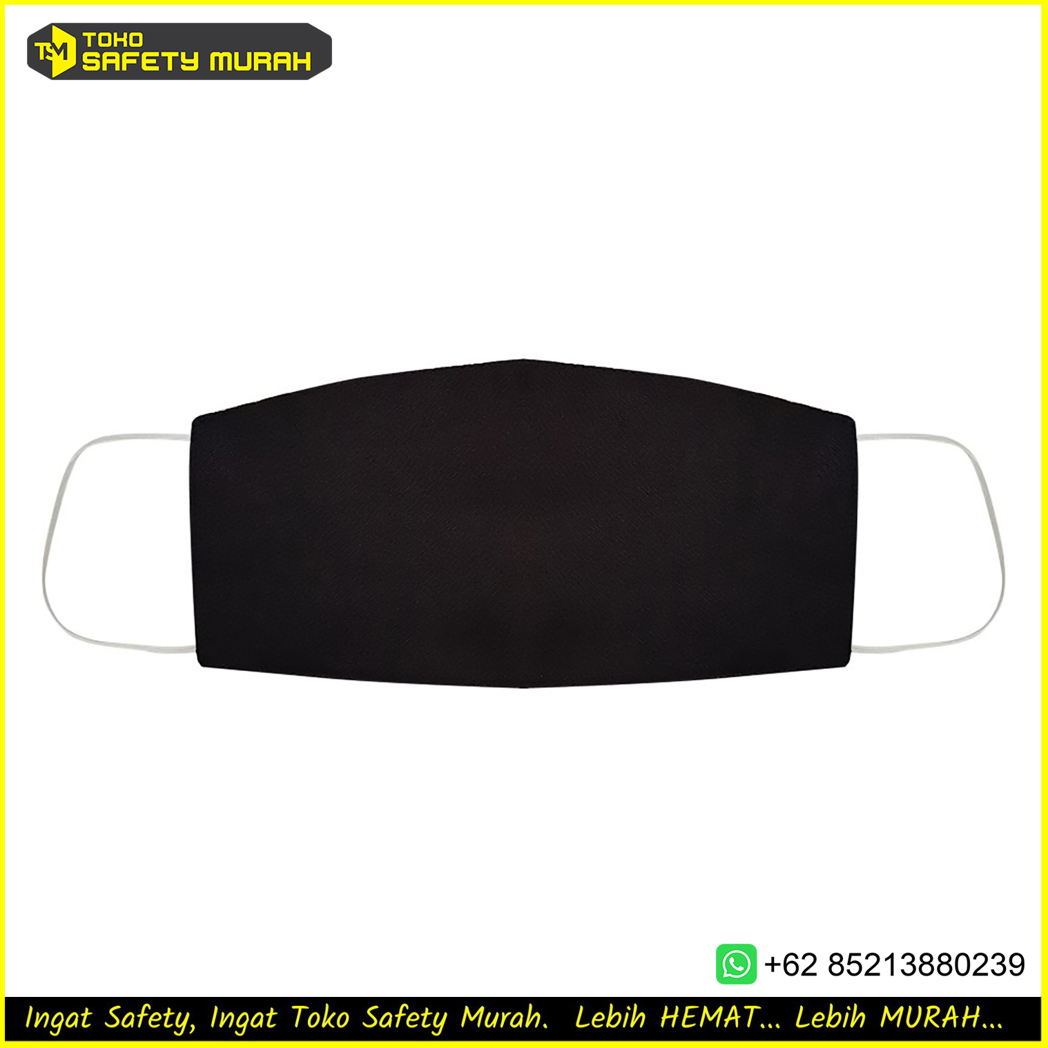 Masker Kain Hitam Masker Produksi Masker Debu Tali Karet Murah #Jual ...
