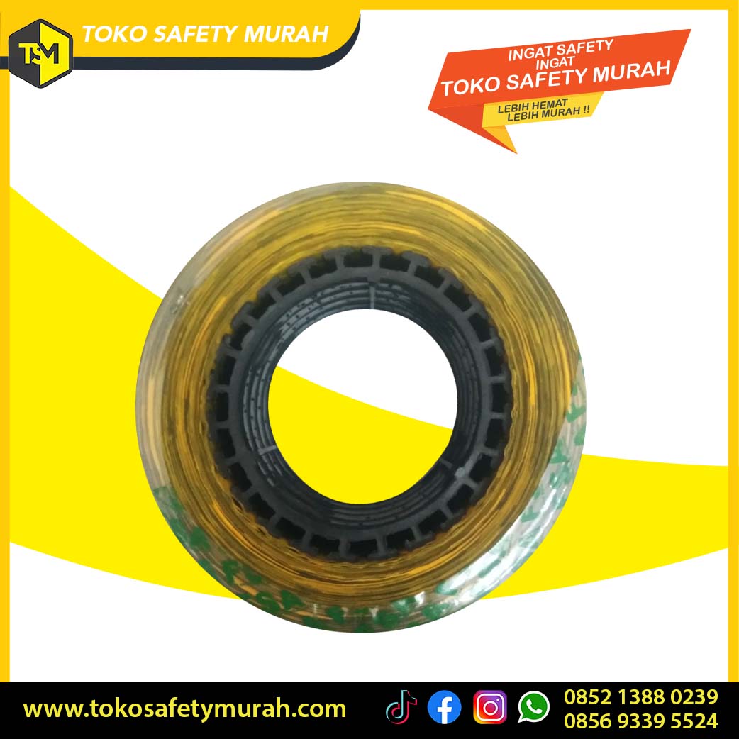 Police line DILARANG MELINTAS Barricade Plastik 3 inch 300 meter Safety ...