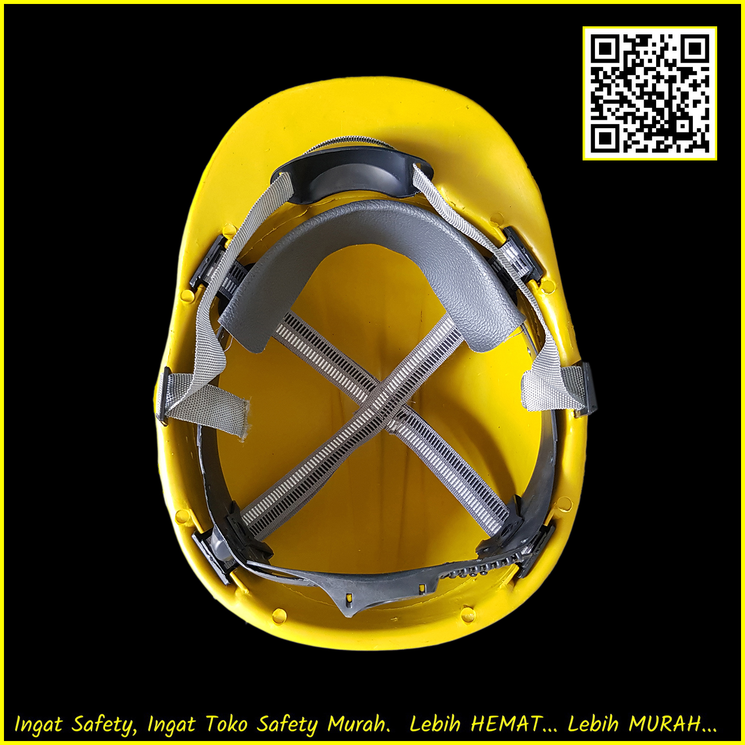 Helm Proyek MURAH FULL 1SET KOMPLIT Helm + Inner dan Tali Dagu / Safety ...