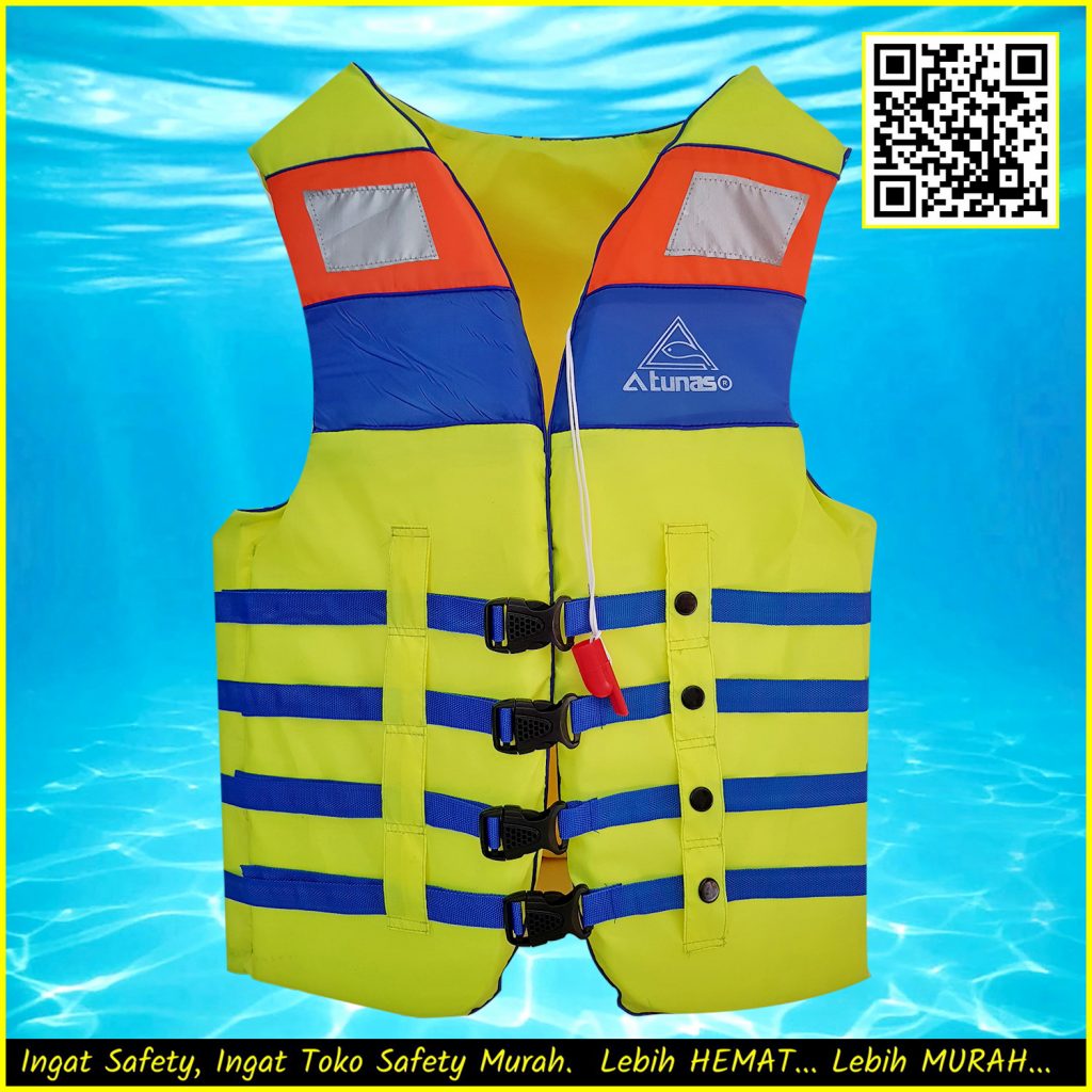 Life Jaket M Hijau Stabilo ATUNAS Rompi Pelampung Safety Vest / Baju ...