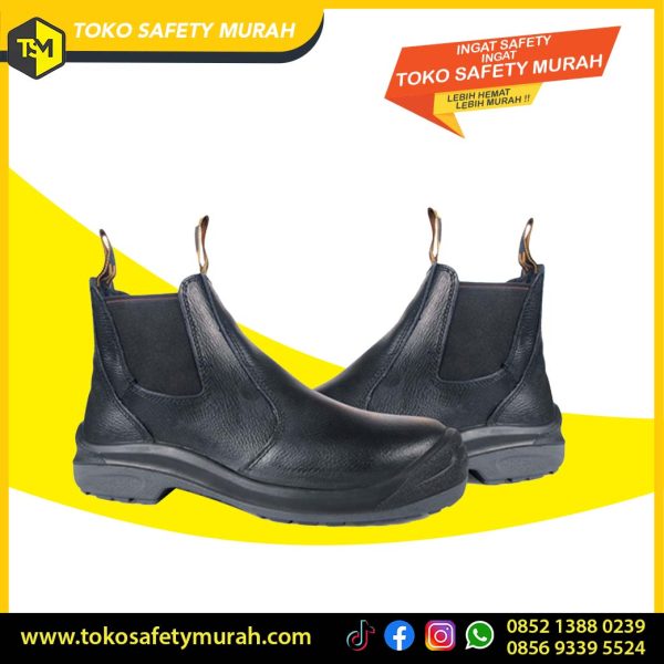 Safety Shoes King Power KPR Ujung Besi Boots Hitam Boot Kerja - Toko ...