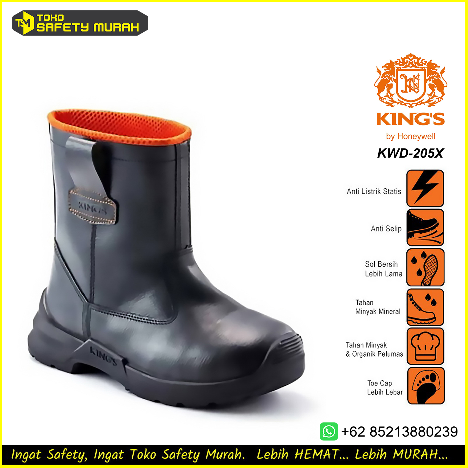 Sepatu Safety Kings by Honeywell KWD 205X King's Original King KWD205X ...