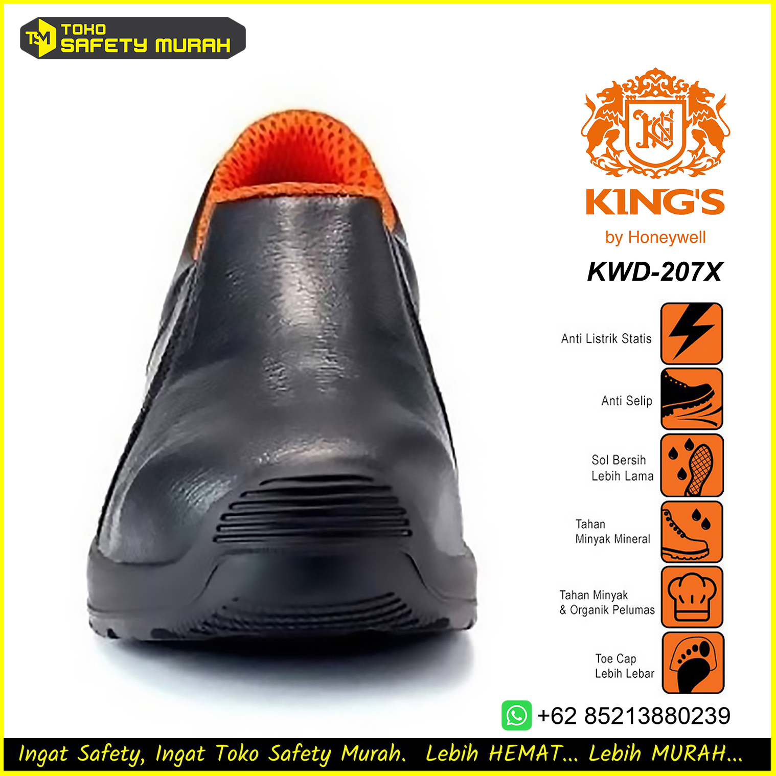 Sepatu Safety Kings by Honeywell KWD 207X King's Original King KWD207X ...