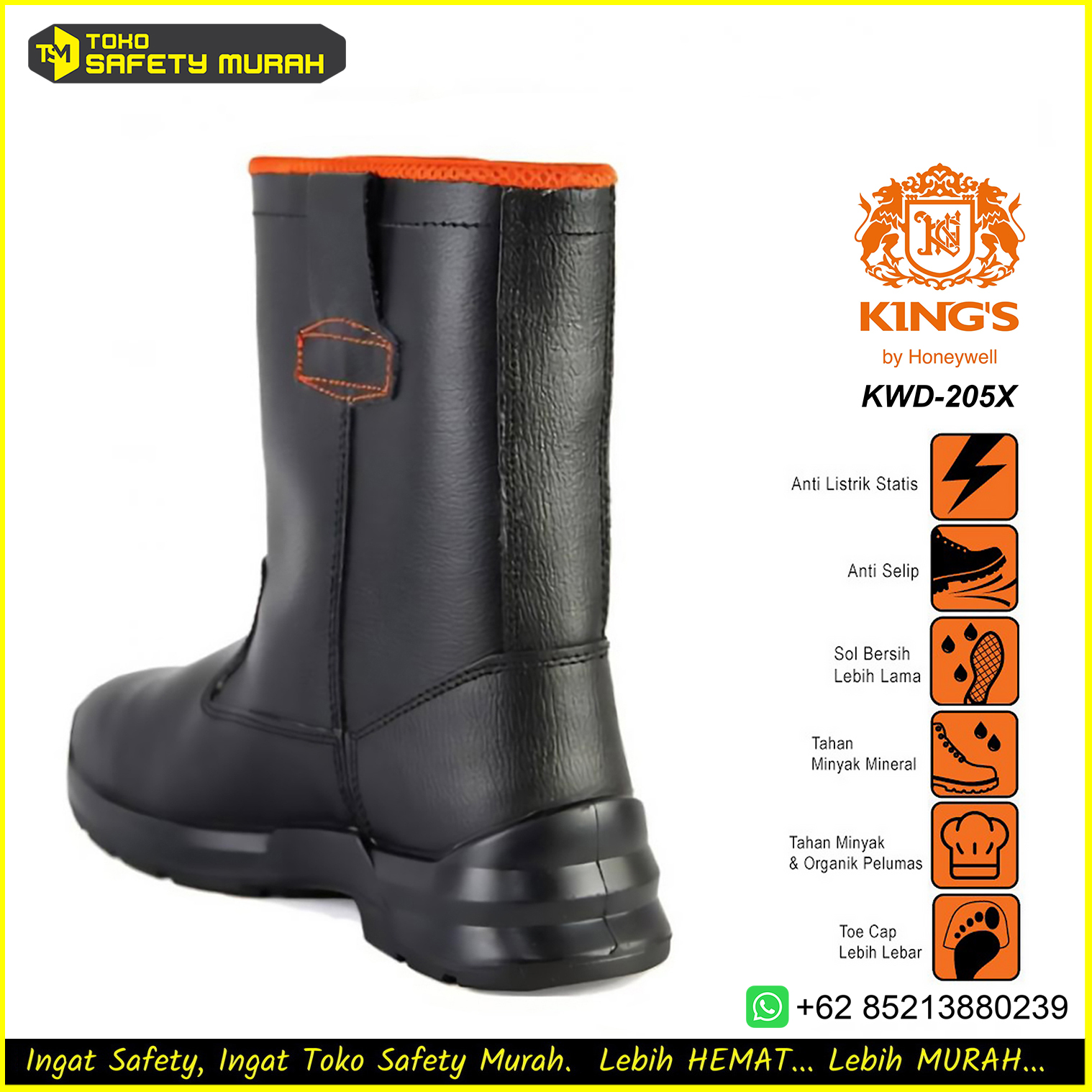 Sepatu Safety Kings by Honeywell KWD 205X King's Original King KWD205X ...
