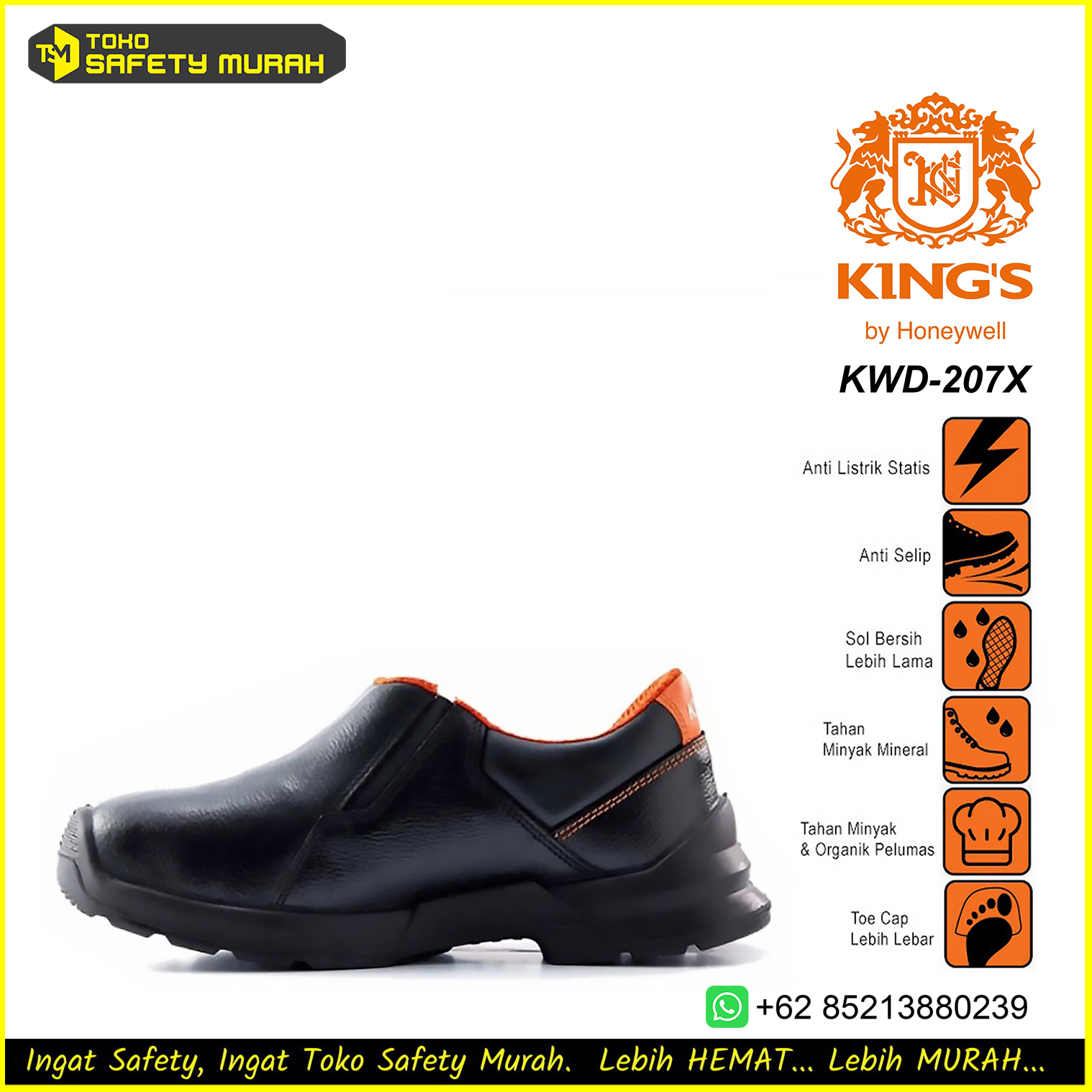 Sepatu Safety Kings by Honeywell KWD 207X King's Original King KWD207X ...