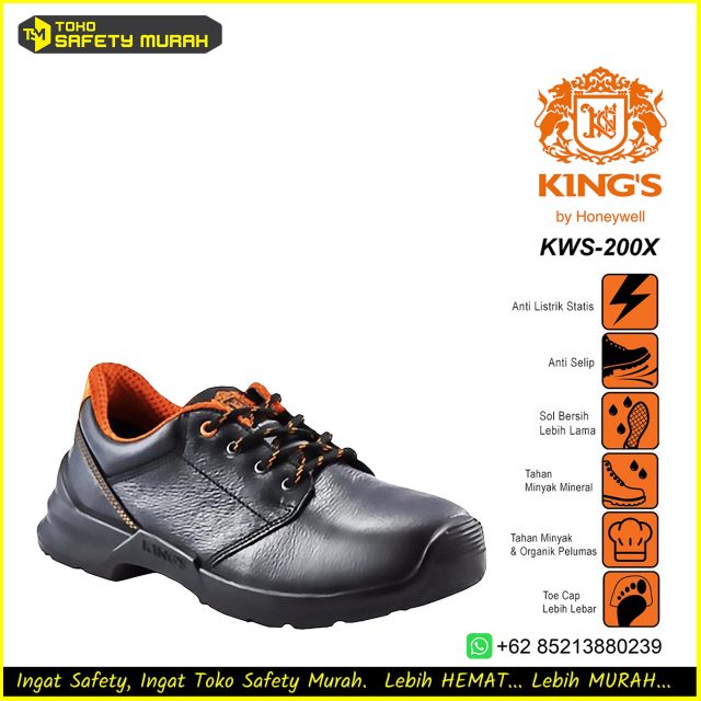 Jual Sepatu Safety Kings by Honeywell KWD 301X Original - Toko Safety Murah