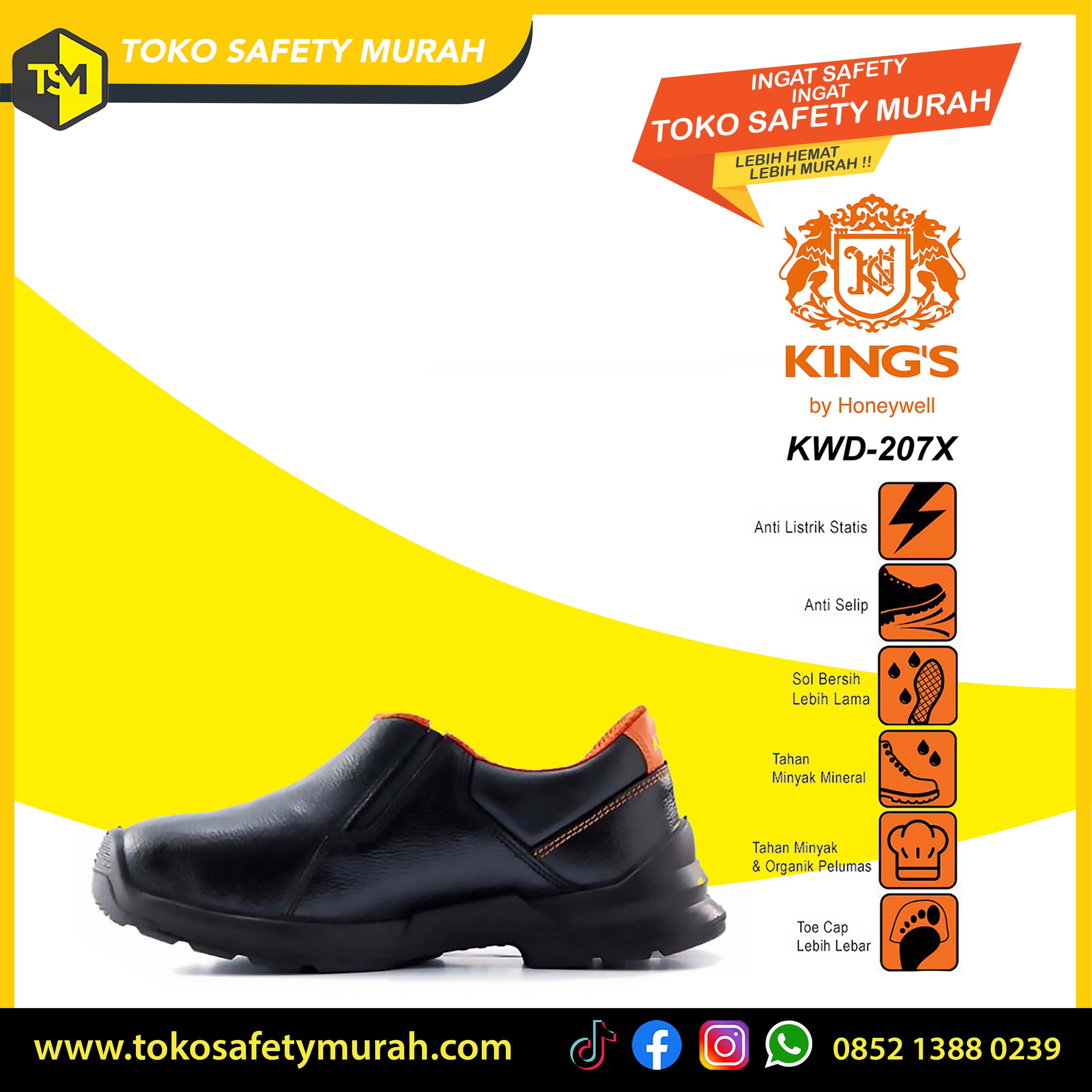 Sepatu Safety Kings by Honeywell KWD 207X King's Original King KWD207X ...