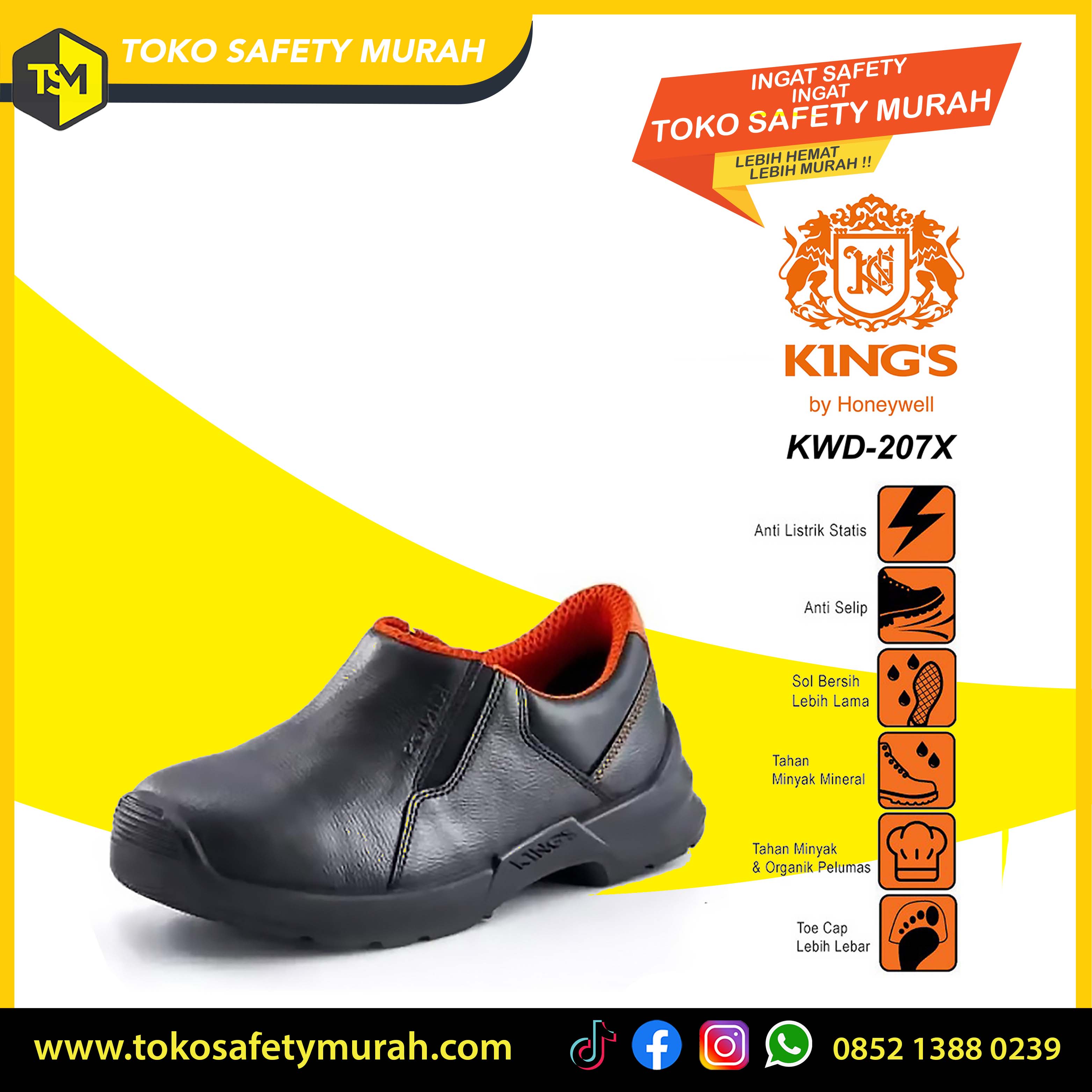 Sepatu Safety Kings by Honeywell KWD 207X King's Original King KWD207X ...