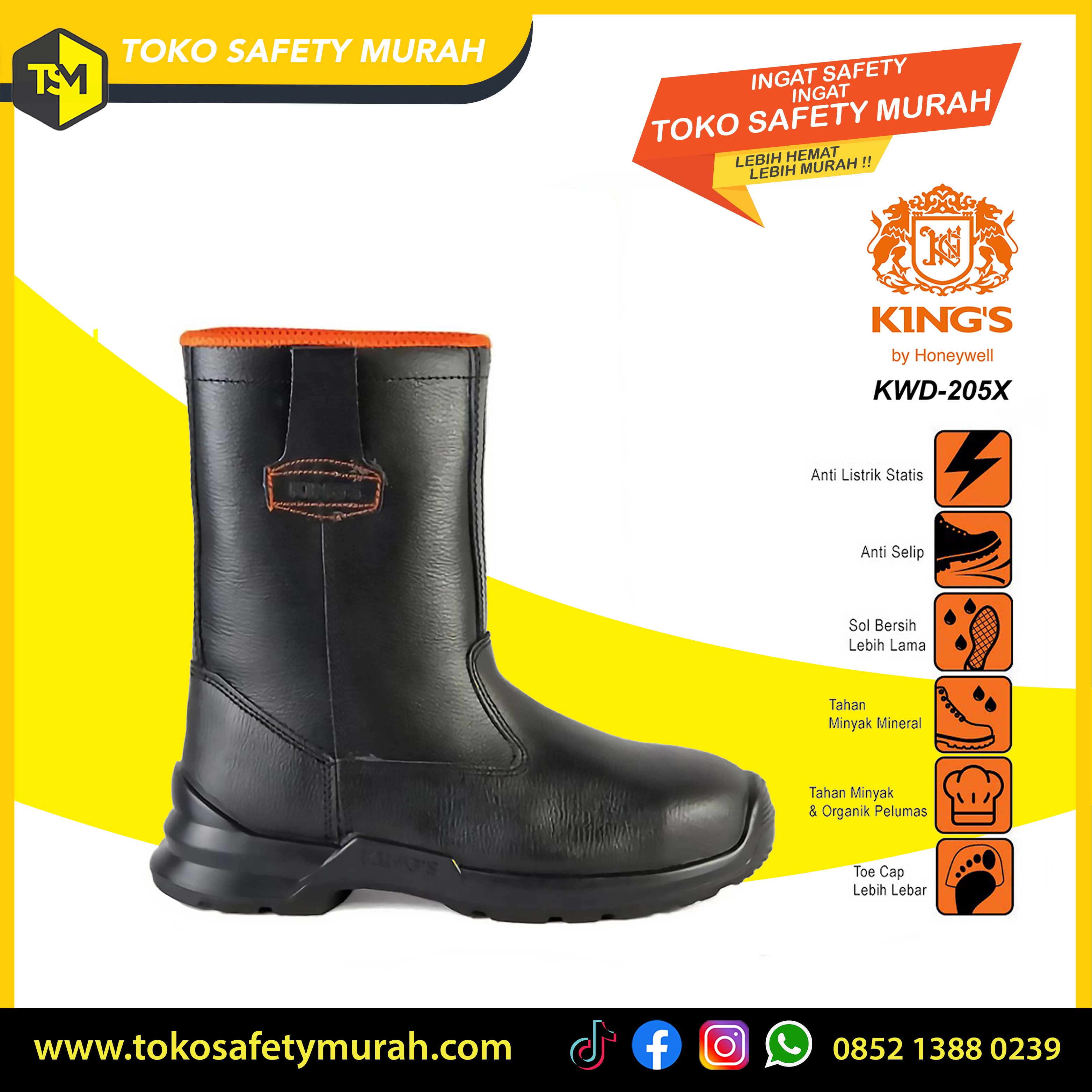 Sepatu Safety Kings by Honeywell KWD 205X King's Original King KWD205X ...