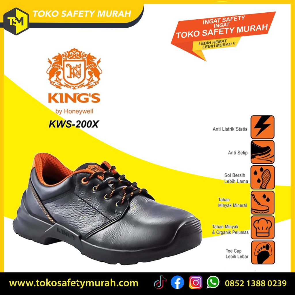 Sepatu Safety Kings by Honeywell KWS 200X Original King KWS200X King's ...