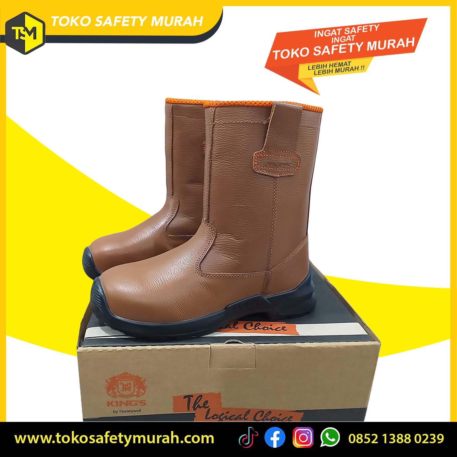 Sepatu Safety Kings by Honeywell Safety Shoes Original King KWD205CX ...