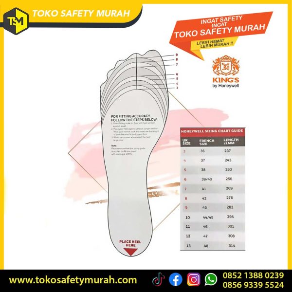 Jual Sepatu Safety Kings by Honeywell KWD 301X Original - Toko Safety Murah