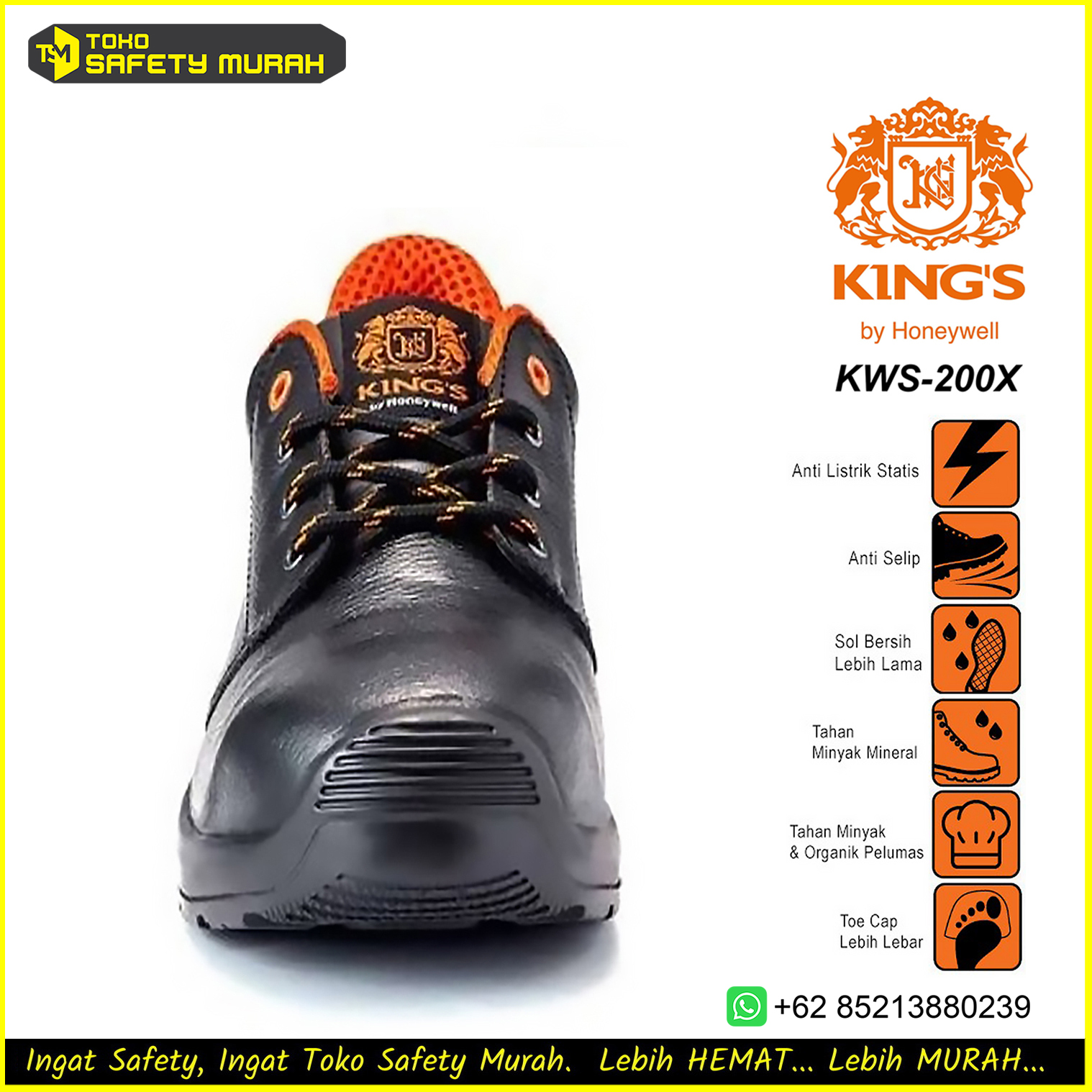 Sepatu Safety Kings by Honeywell KWS 200X Original King KWS200X King's ...
